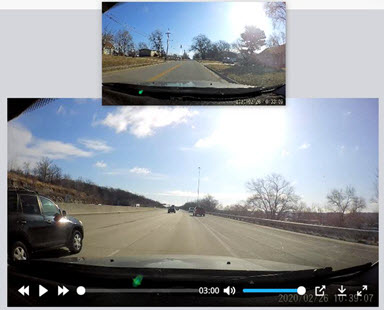 View a video or audio file in Review